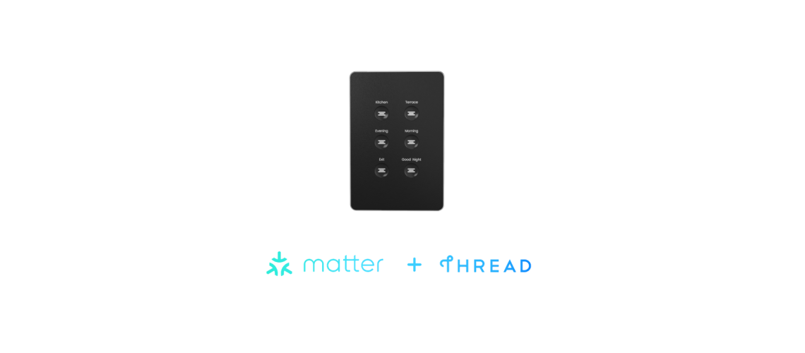 Matter over thread 6 gangs light shutter dimmer shade switch » Homeetec ...